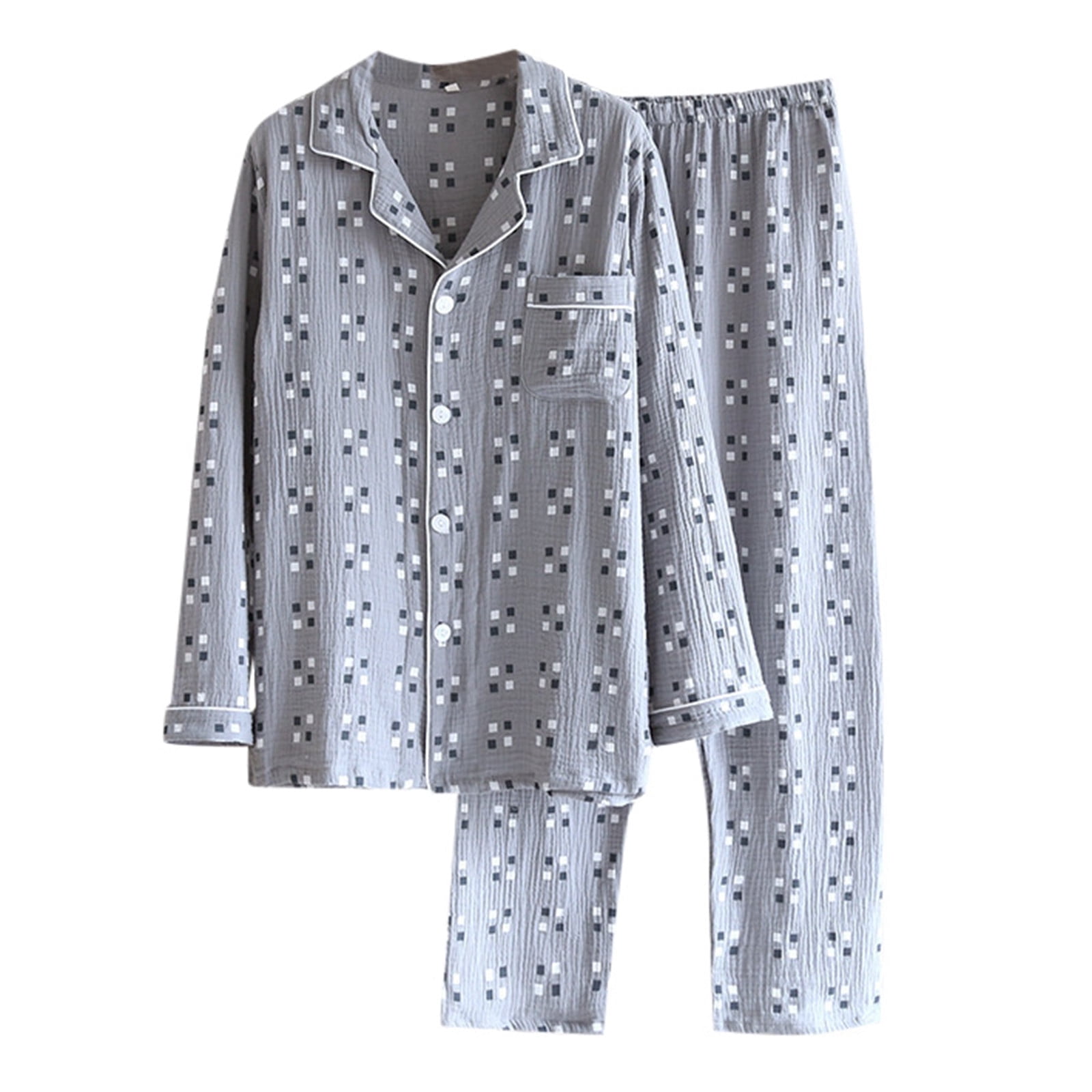 2024 Washed Crepe Couple Square Spring And Autumn Thin Long Sleeve ...