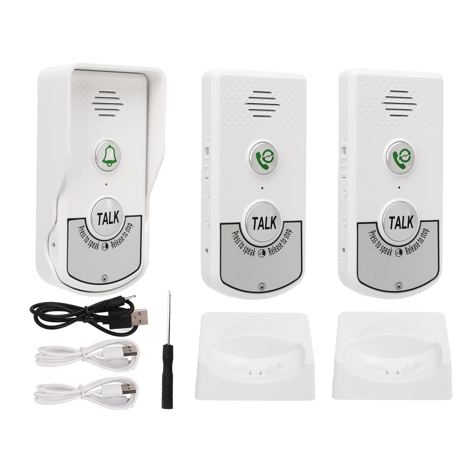 2024 Wireless Intercom Doorbells Excellent Chip 1000m Distance ...