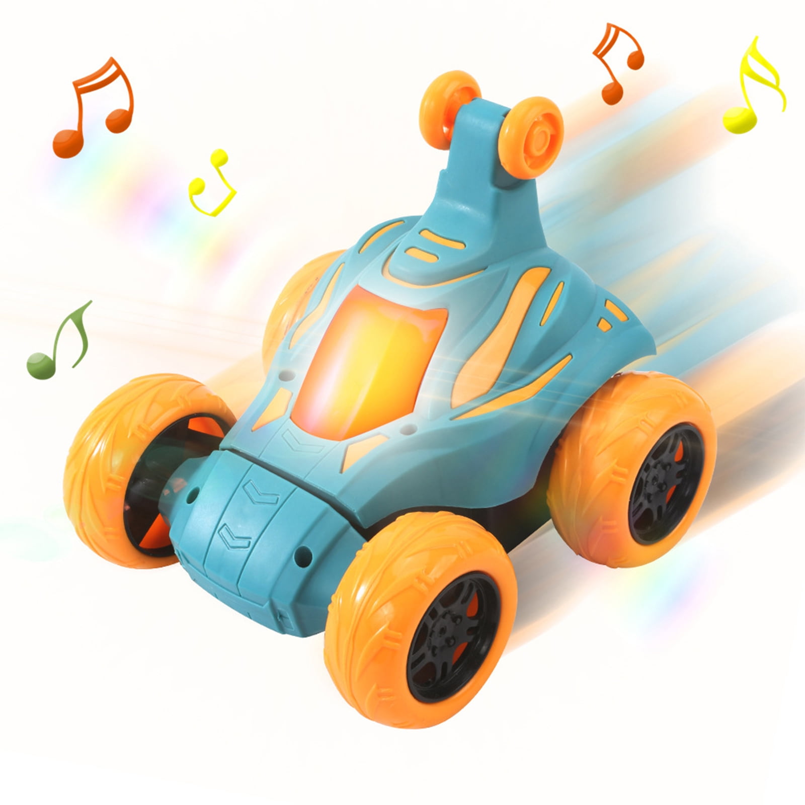 2024 (With video) Charging version - blue dense box dump truck rolling remote control car off ...