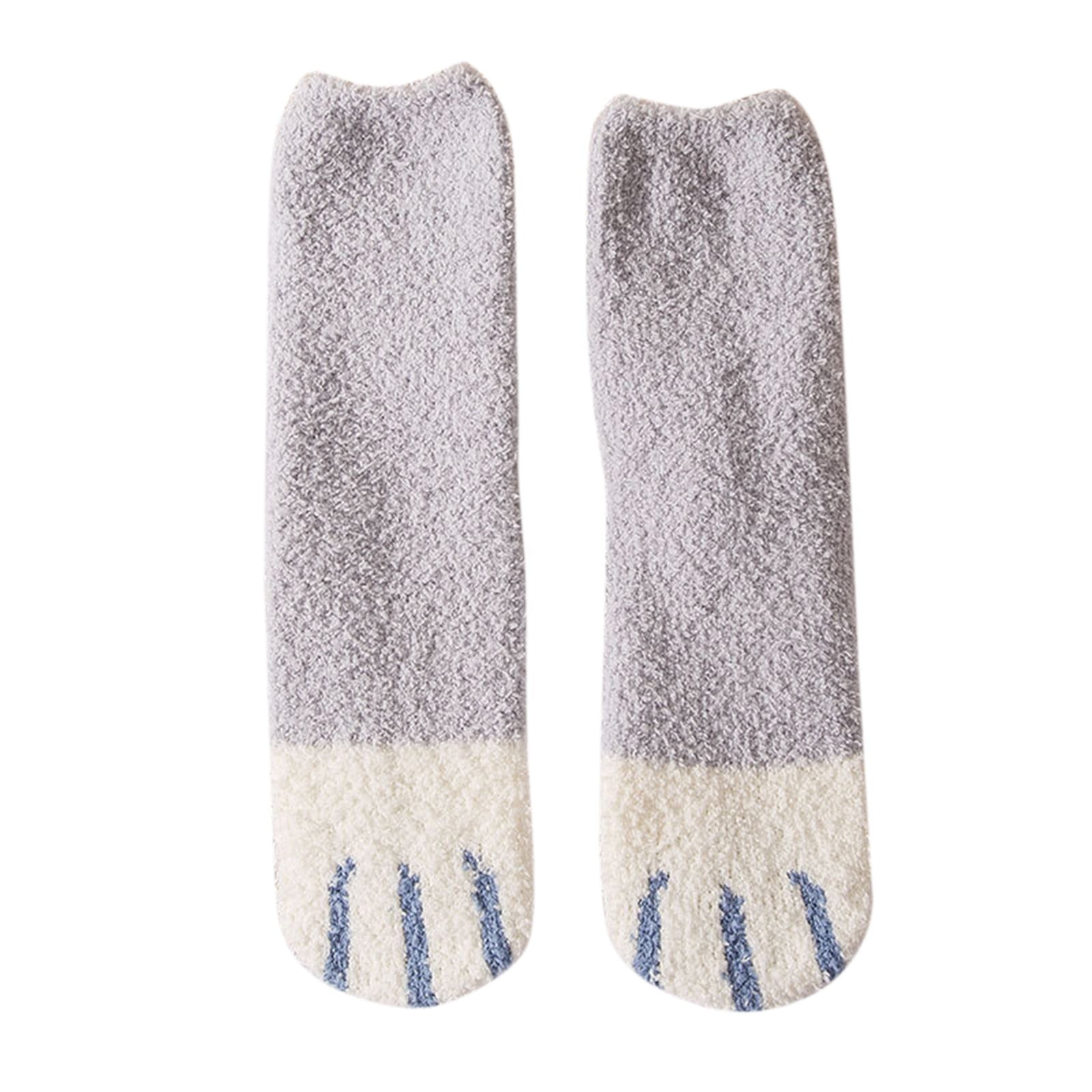 2024 Women Casual Animal Print Fuzzy Socks for Women Cotton Pattern ...