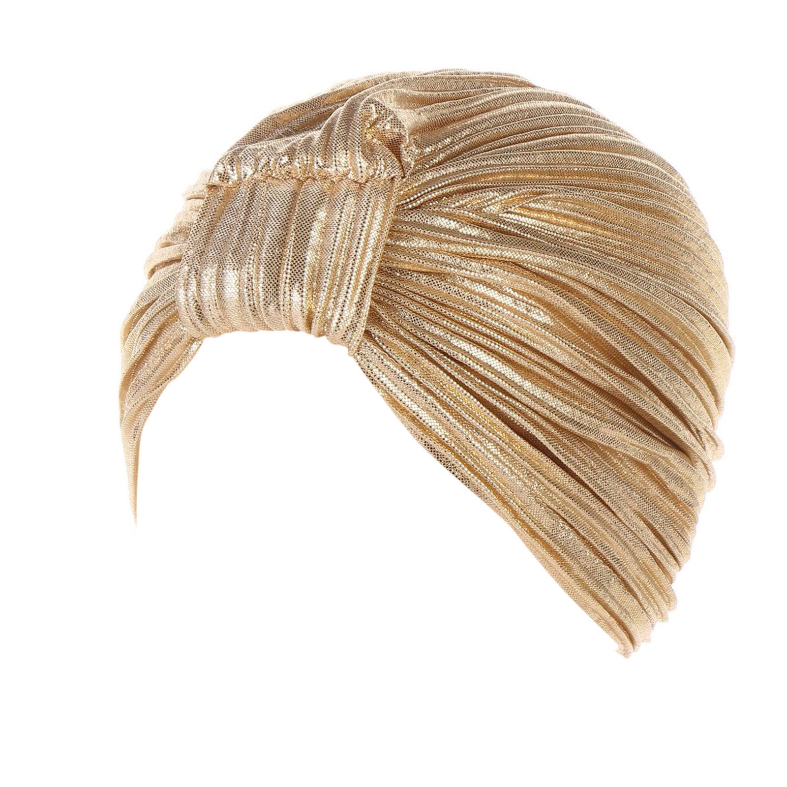 2024 Women Knot Pleated Head Cool Design Hats Hat Cap Headwear Muslim ...