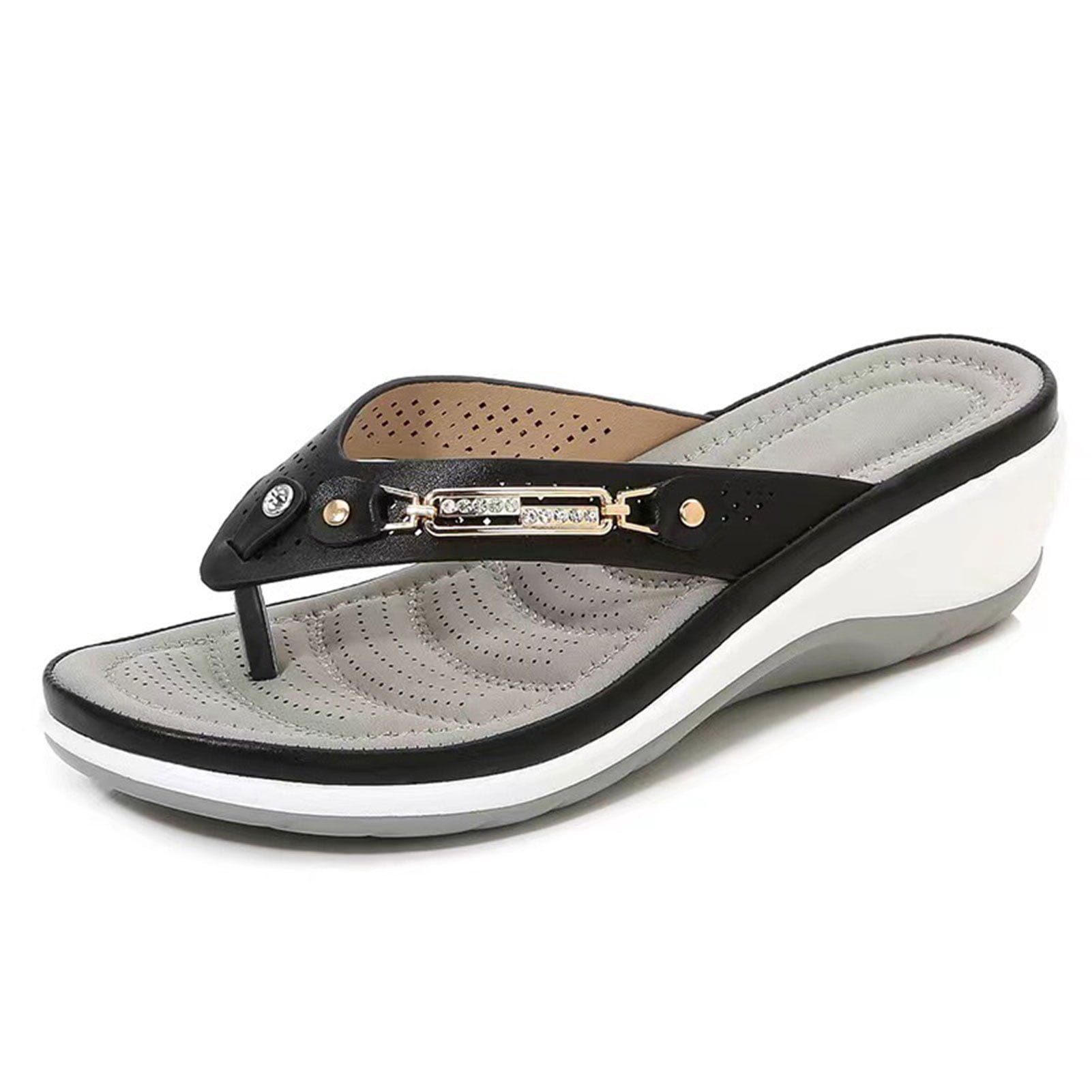 2024 Women's Slippers New Fashion Slides Non-Slip Shoes Beach Sandals ...