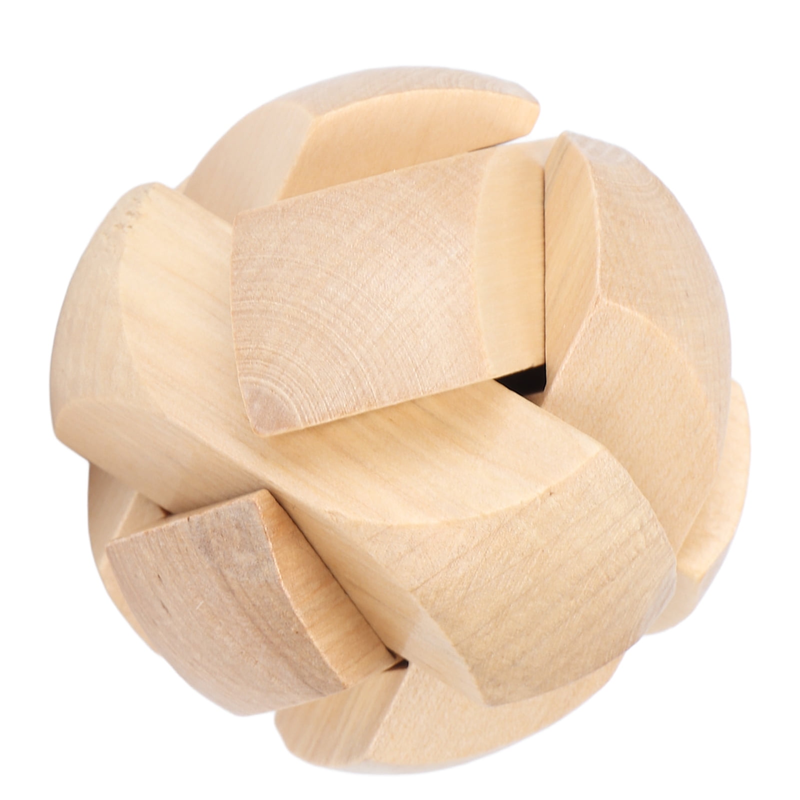 2024 Wooden Brain Teaser Puzzles Football Shape Preventing Alzheimer ...