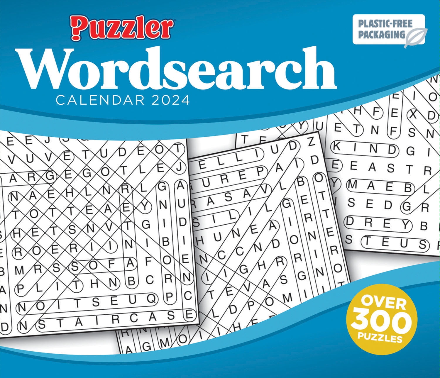 Puzzler 2024 Brain-Boosting Word Search Desk Calendar with Over 300 ...