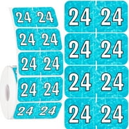 Universal Self-Adhesive Removable Color-Coding Labels, 3/4" dia, Red ...