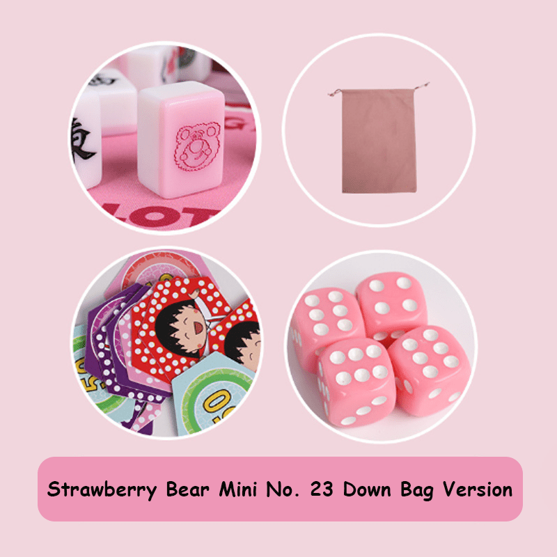 2024 new Adorable Cartoon Hello Kitty Mahjong Set - Mini Sanrio Mahjong ...