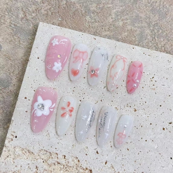 2024 new handmade armor Japanese blush hand-painted flower jumping ...