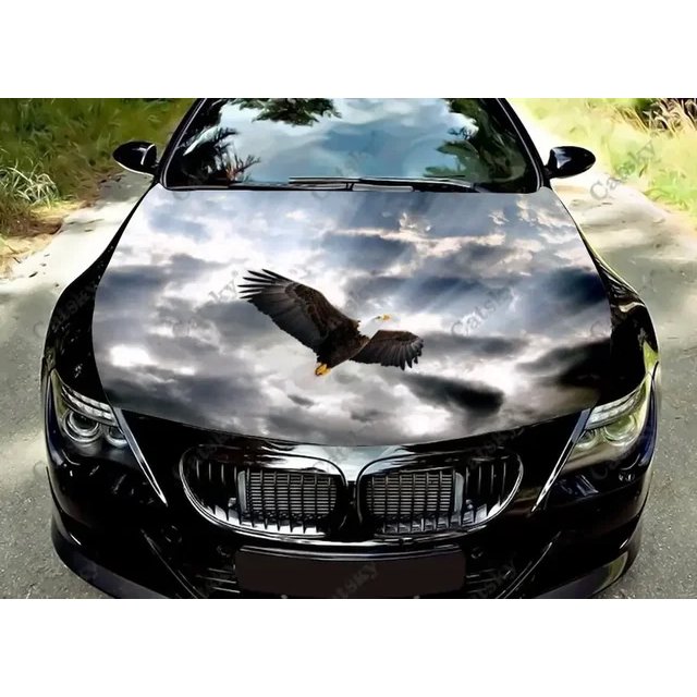 New 2024 2024 of the Eagle Car Hood Vinyl Stickers Wrap Vinyl Film ...
