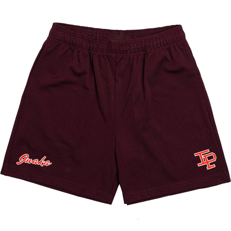 2024 trendy shorts IP casual sports mesh quarter pants men's knee ...