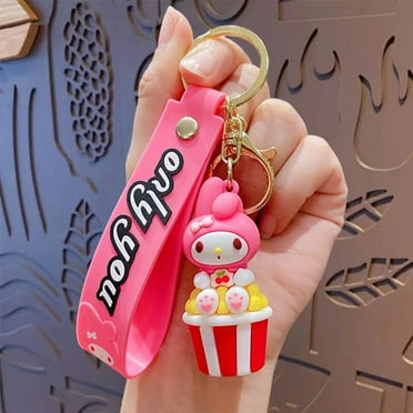Hamee Hello Kitty Mochi Donut Squishy Keychain [Pink] Cute Clow Rising ...