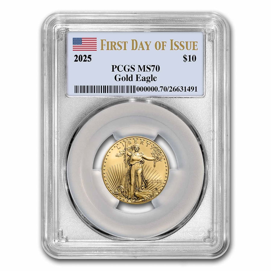 2025 1/4 oz American Gold Eagle MS-70 PCGS (First Day of Issue) - Walmart.com