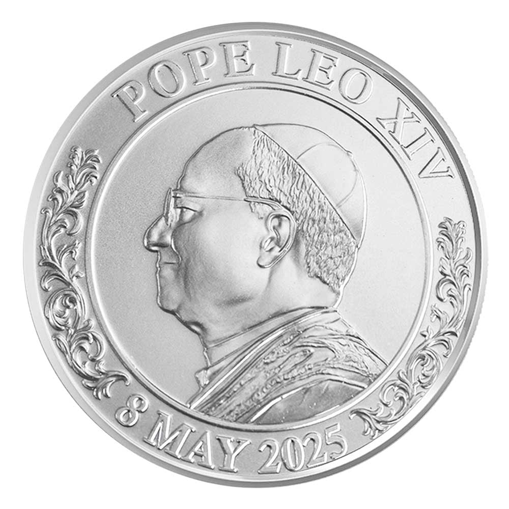 2025 1 Troy oz Pope Leo XIV Commemorative .999 Fine Silver Round - Walmart.com