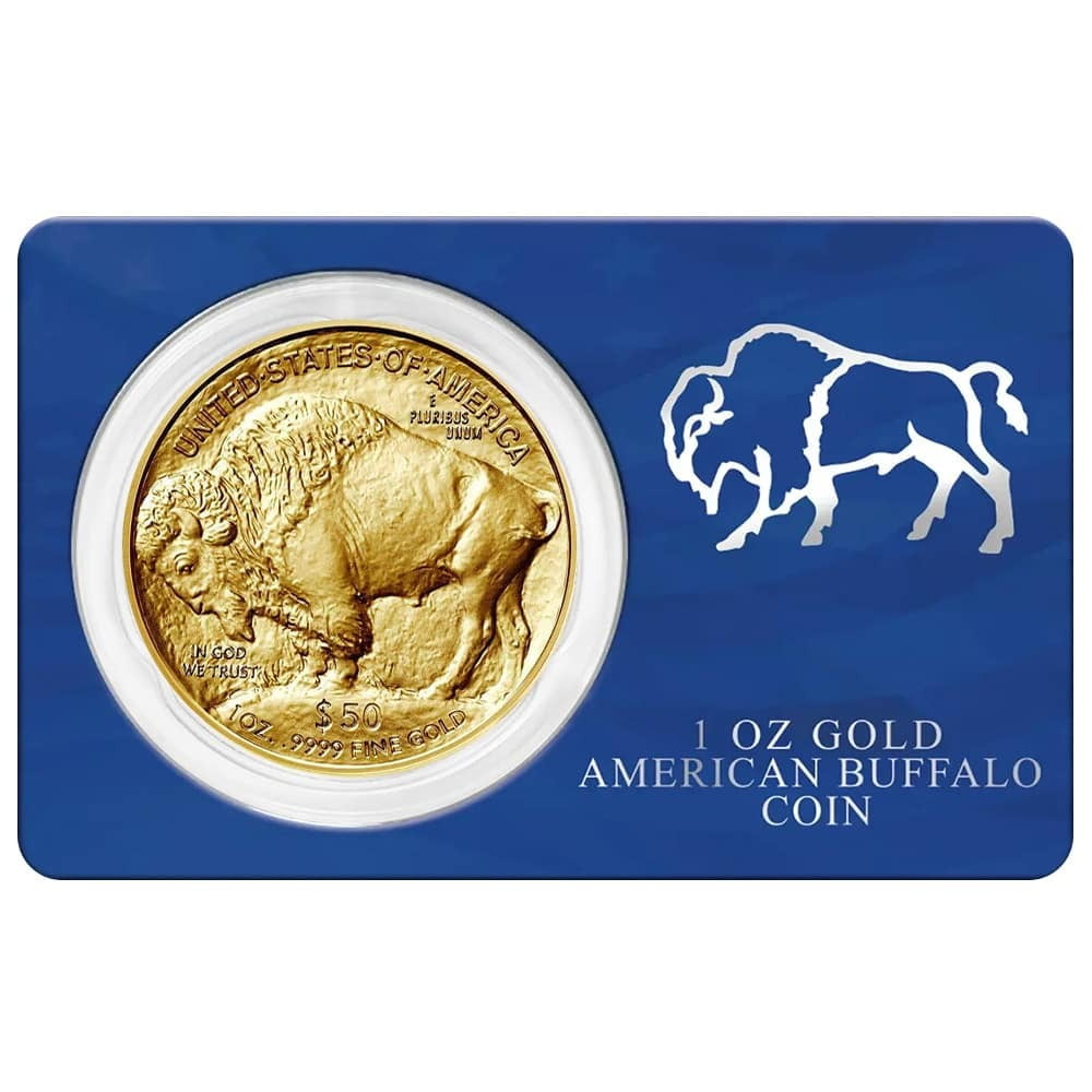 2025 1 oz Gold American Buffalo $50 Coin BU (in Assay) - Walmart.com