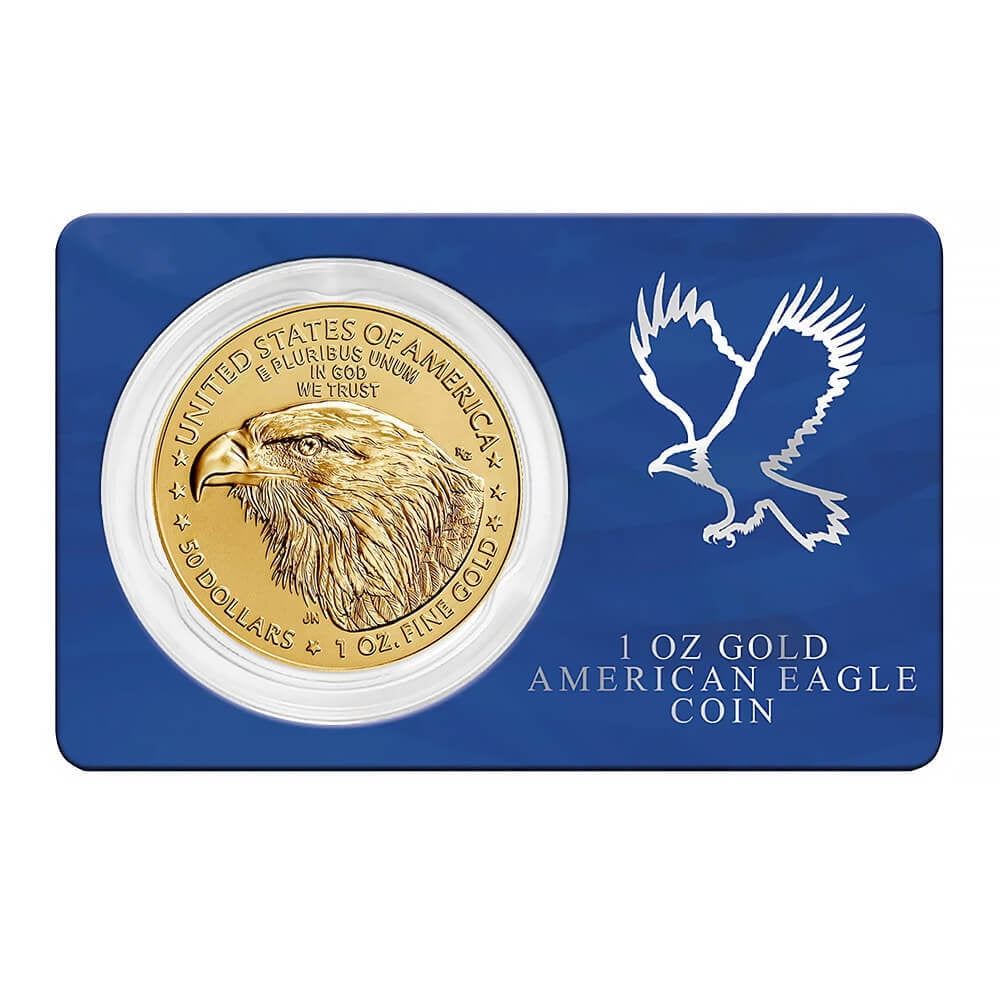 2025 1 oz Gold American Eagle $50 Coin BU (in Assay) - Walmart.com