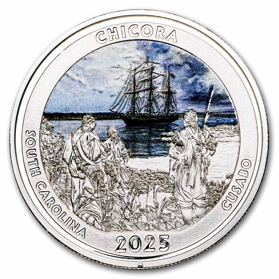 2025 1 oz Silver NATB South Carolina Fort Sumter (Colorized) - Walmart.com