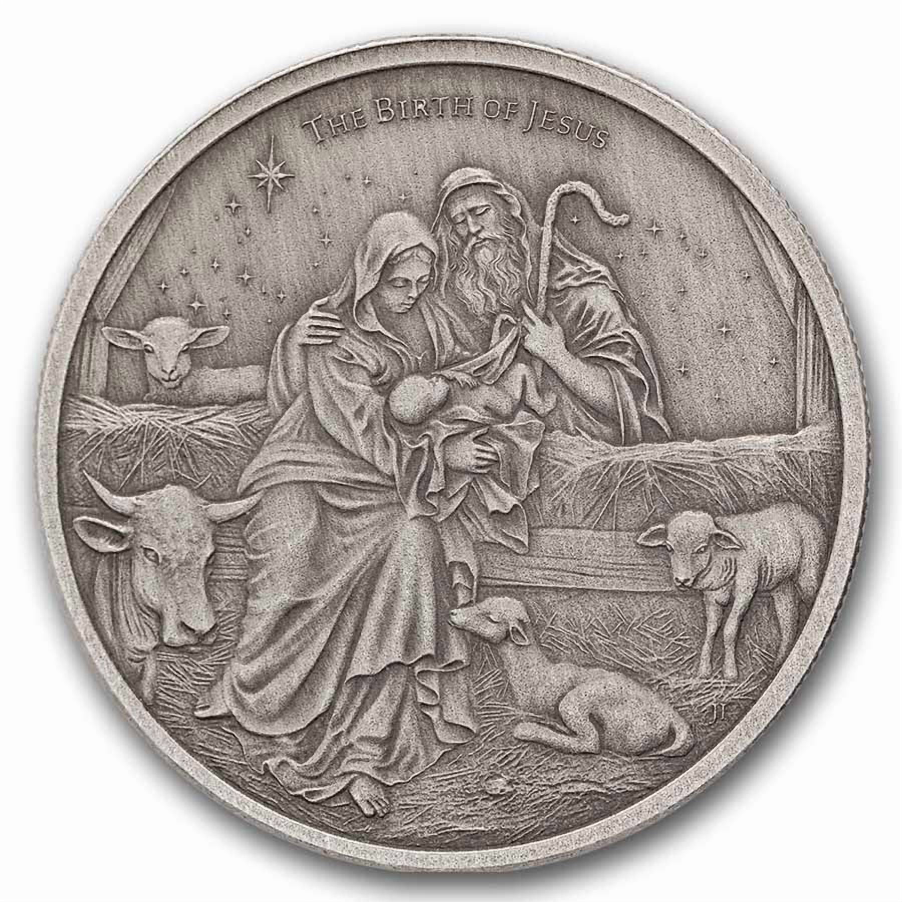 2025 1 oz Silver Wonders of Christ: Nativity (COA #6 - Signed ...