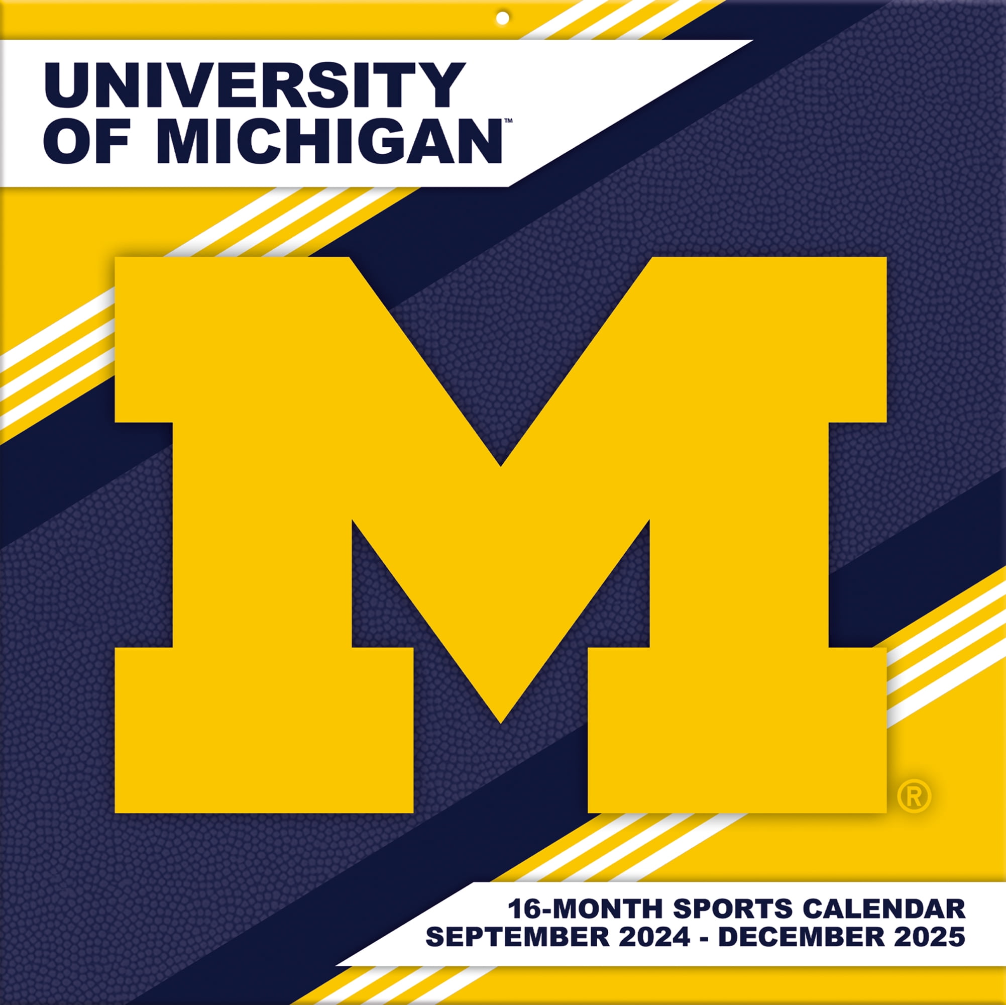 2025 12X12 TEAM WALL CALENDAR, MICHIGAN WOLVERINES - Walmart.com