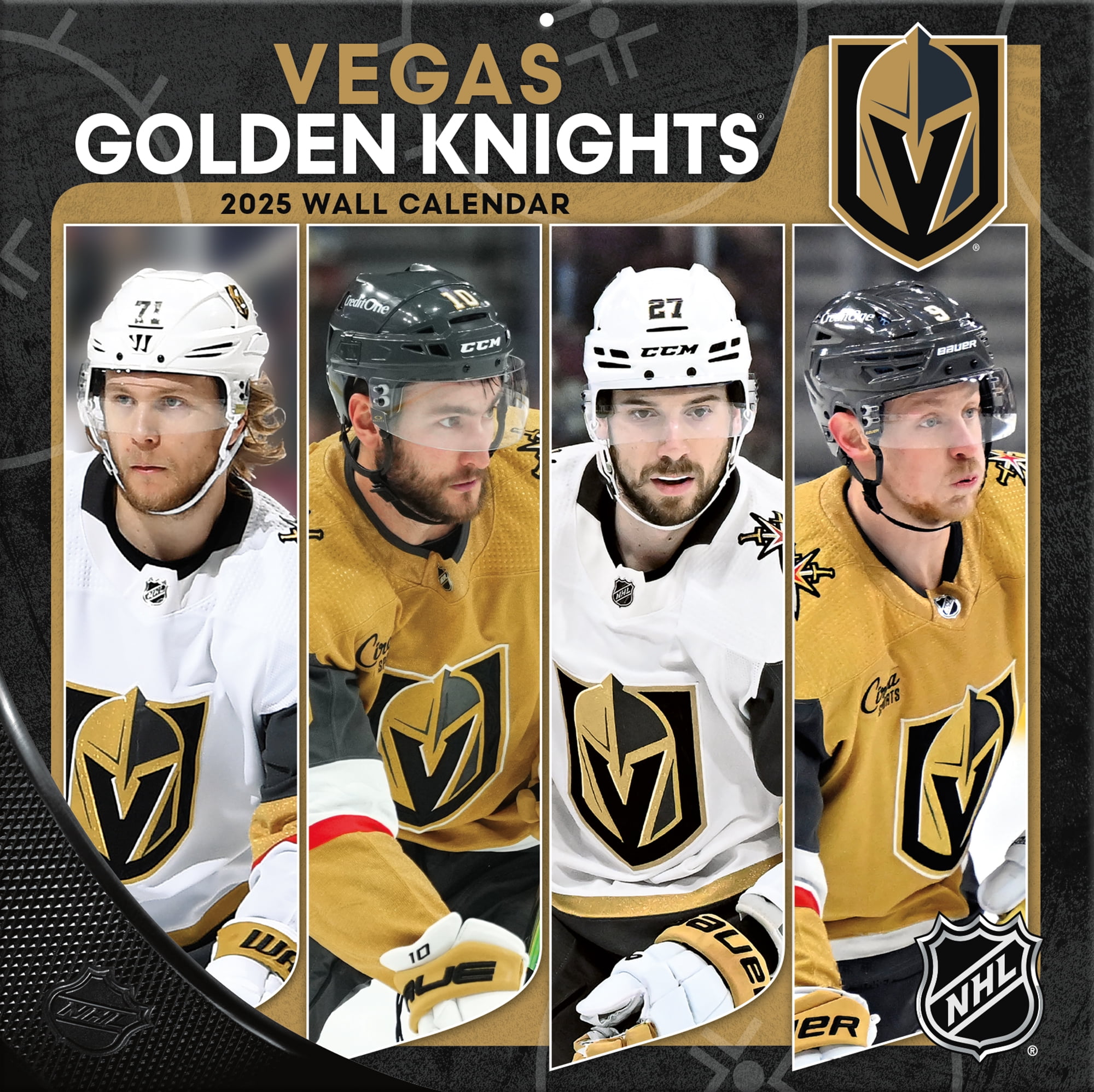 2025 12X12 TEAM WALL CALENDAR, VEGAS GOLDEN KNIGHTS - Walmart.com