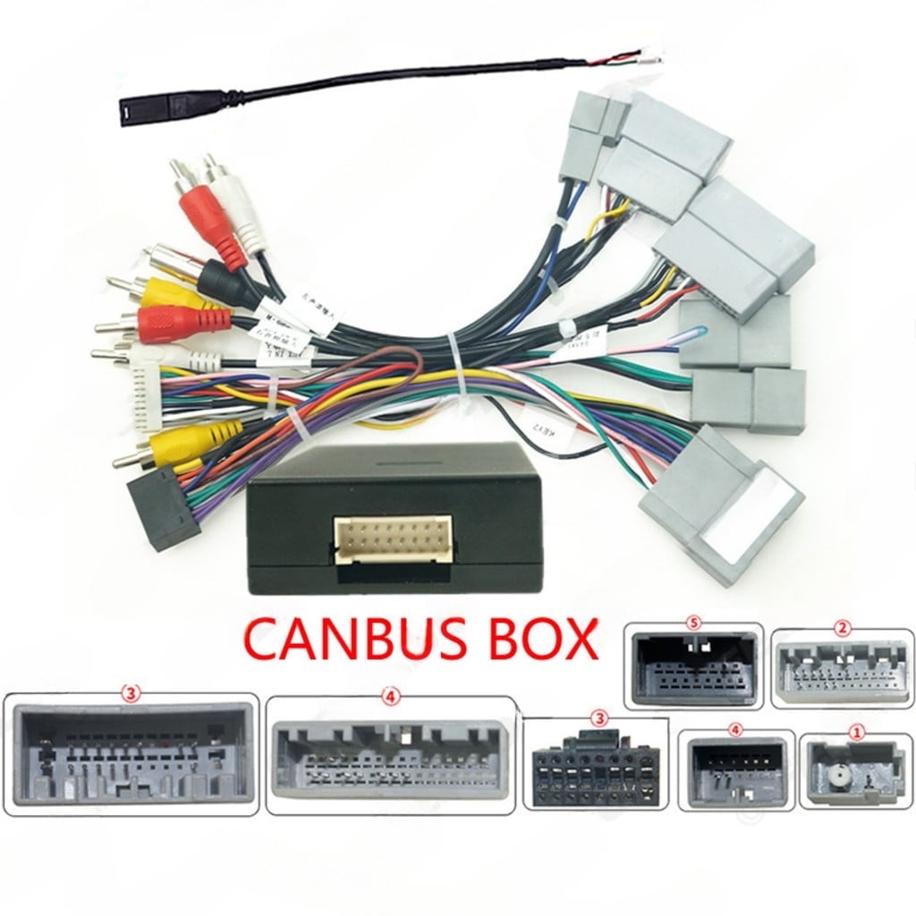 2025-17 16p android power cord canbus protocol box for honda crv.civic ...