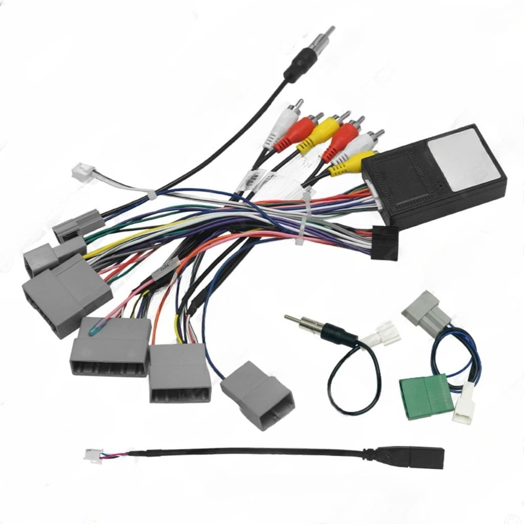 2025-17 android large screen navigation power cord and canbus protocol box for honda civic.cr-v ...