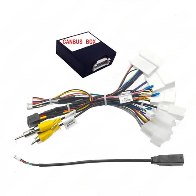 2025-20 android navigation power.cable with decoding box for toyota ...