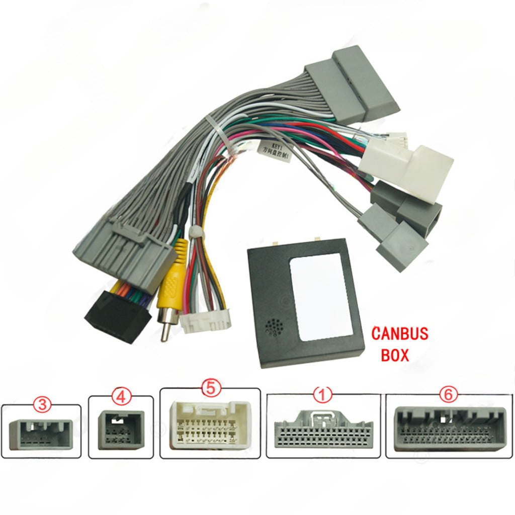 2025-20 power cord with tail line and protocol box for 18-20 mitsubishi pajero 2wd android large ...