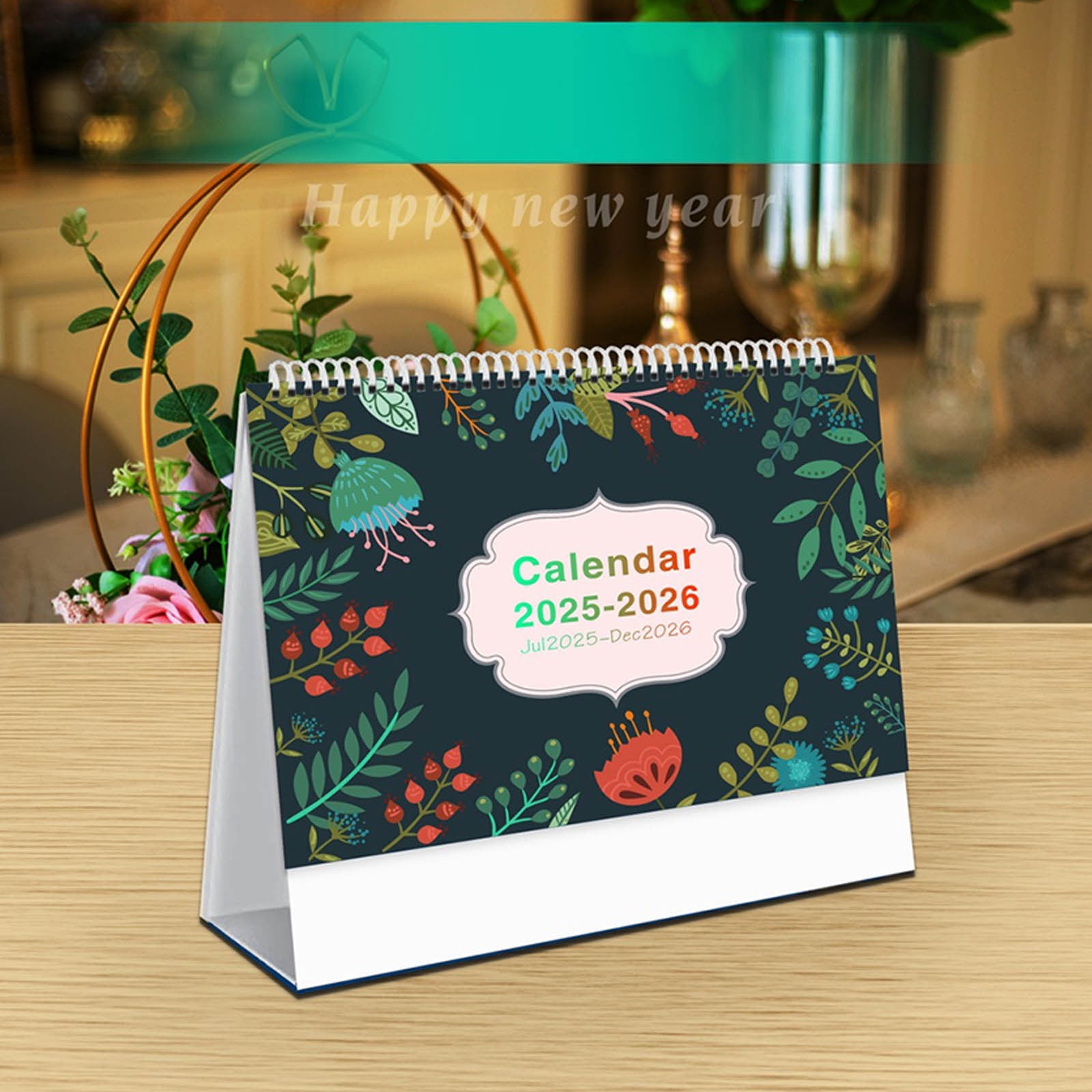 2025-2026 18-Month Desk Calendar - Elegant & Durable Office Planner ...