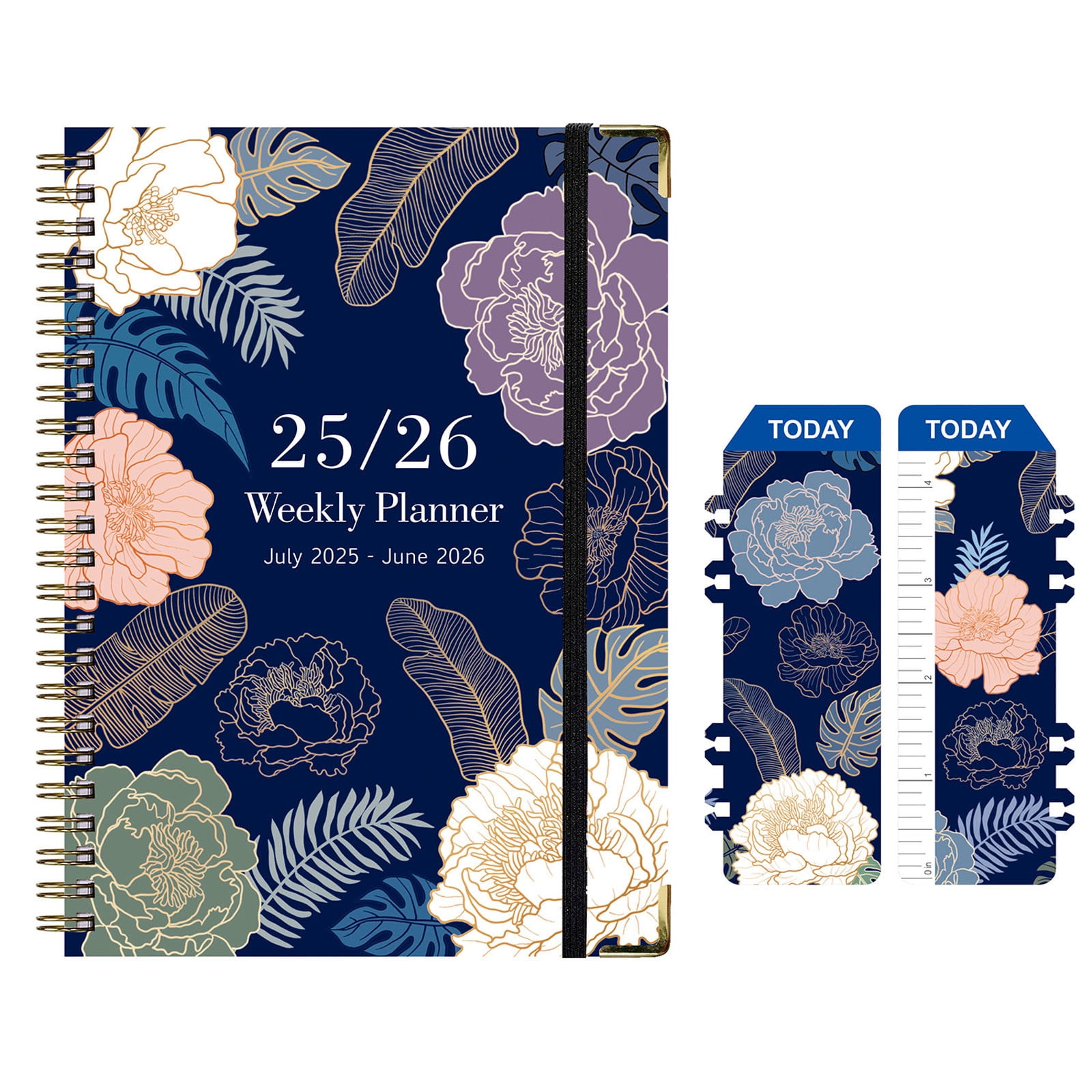 2025-2026 A5 Spiral Planner - Month Weekly/Monthly Planner with ...