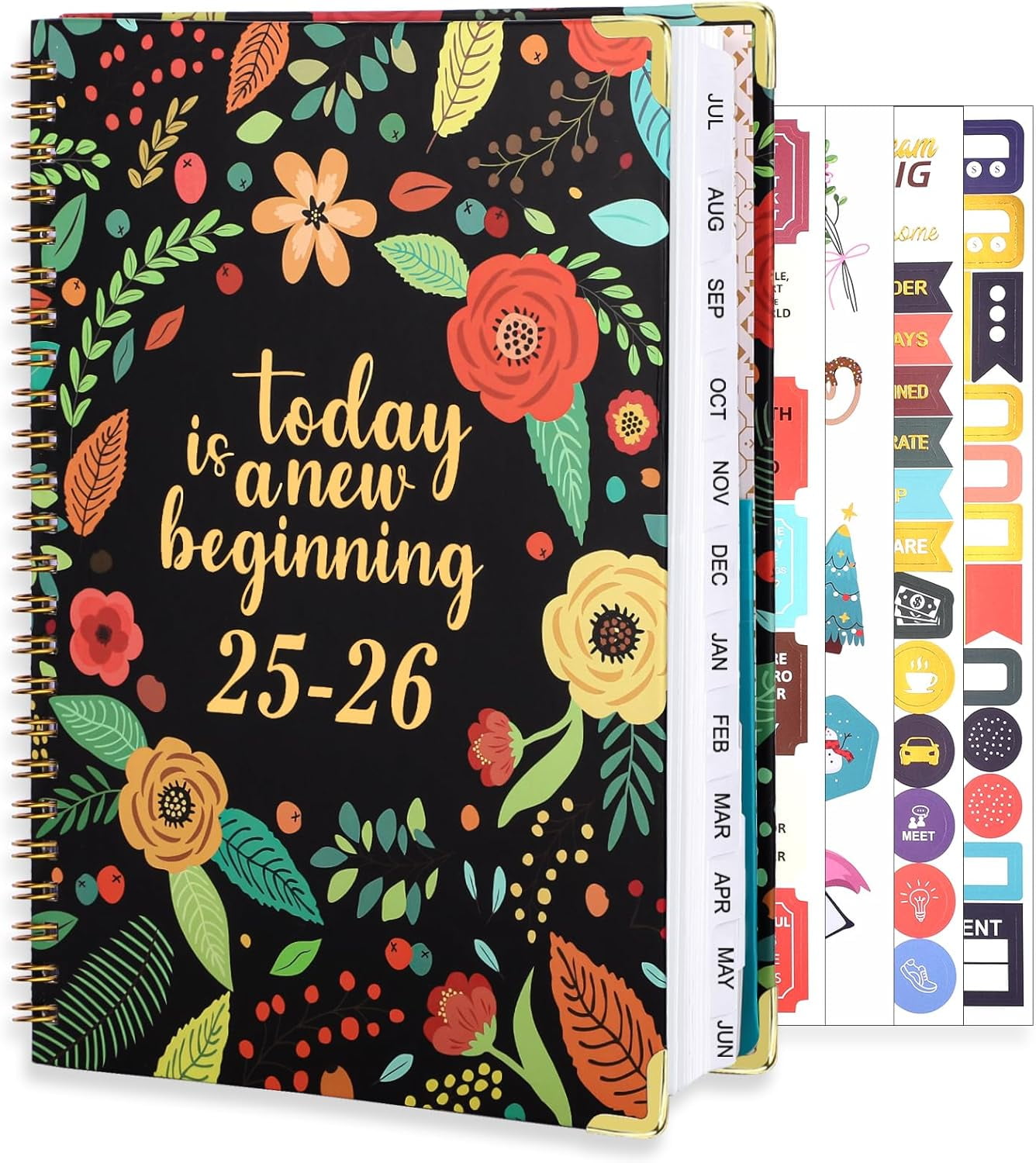 2025-2026 Academic Planner, A5 (6.5" x 8.5") Weekly and Monthly Planner ...