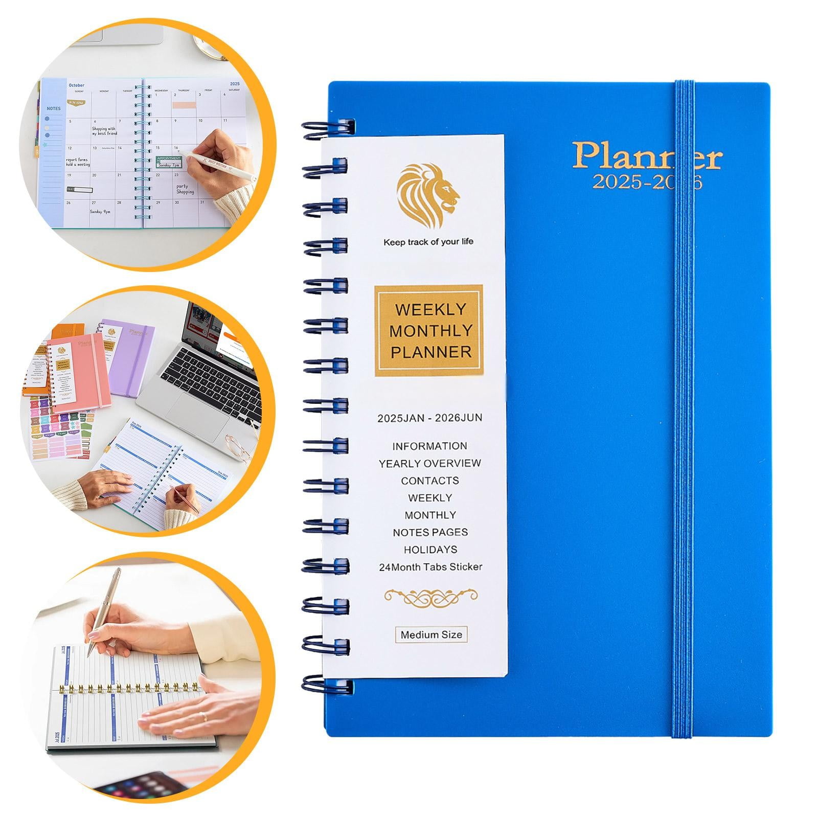 2025-2026 Academic Planner - Dark Blue - 20252026 Annual High ...