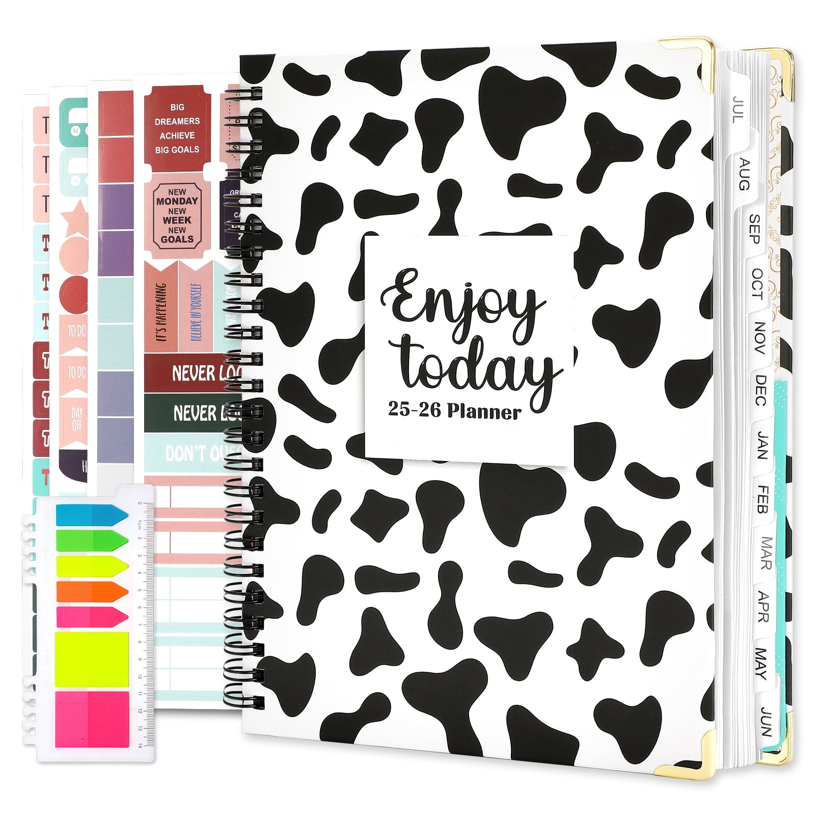 2025-2026 Academic Year Planner Calendar Notebook（JUL.2025-JUN.2026,6.3 ...