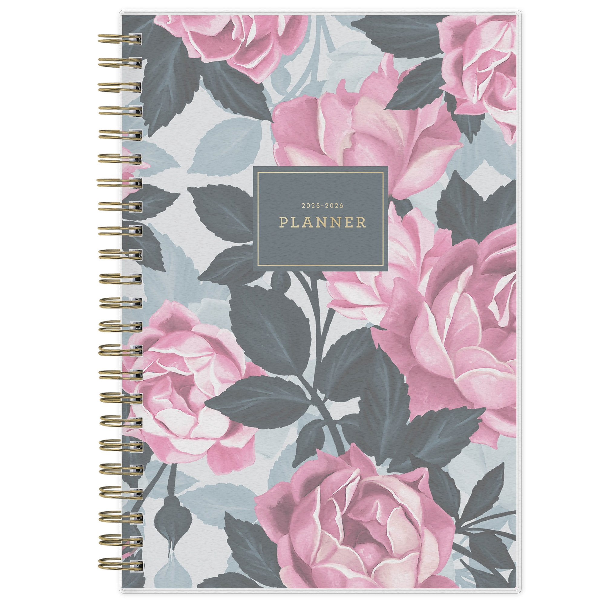 2025-2026 Blue Sky Roosevelt Pink Frosted Weekly/Monthly Academic ...