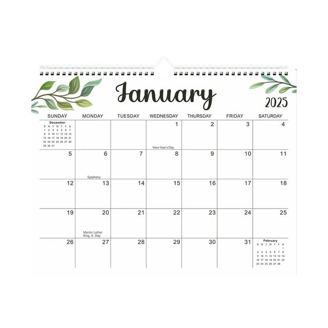 2025-2026 Calendar, Wall Calendar 2025-26 Runs from January 2025 to ...