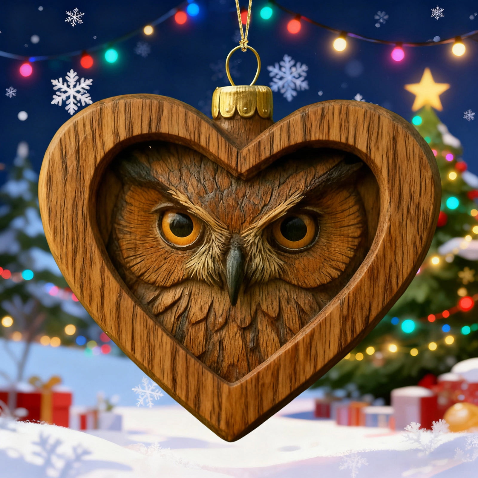 2025 2026 Christmas Animals Ornaments Acrylic Hanging Christmas Gifts ...