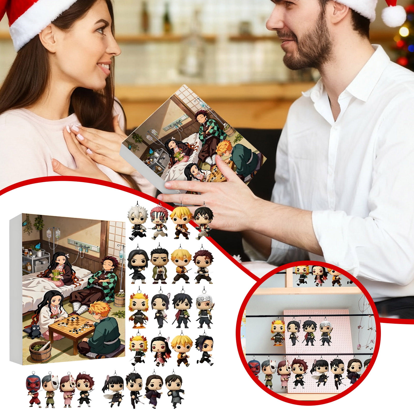 2025-2026 Dem on Sla yer Advent Calendar, Anime Character Inspired ...