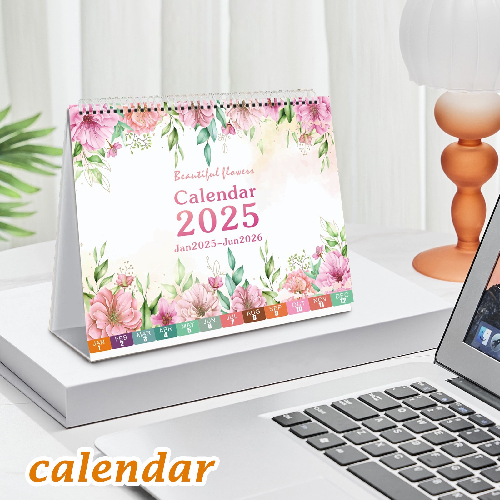 2025-2026 Desk Calendar - Flip Desktop Calendar 2025-2026,Stand up Desk ...