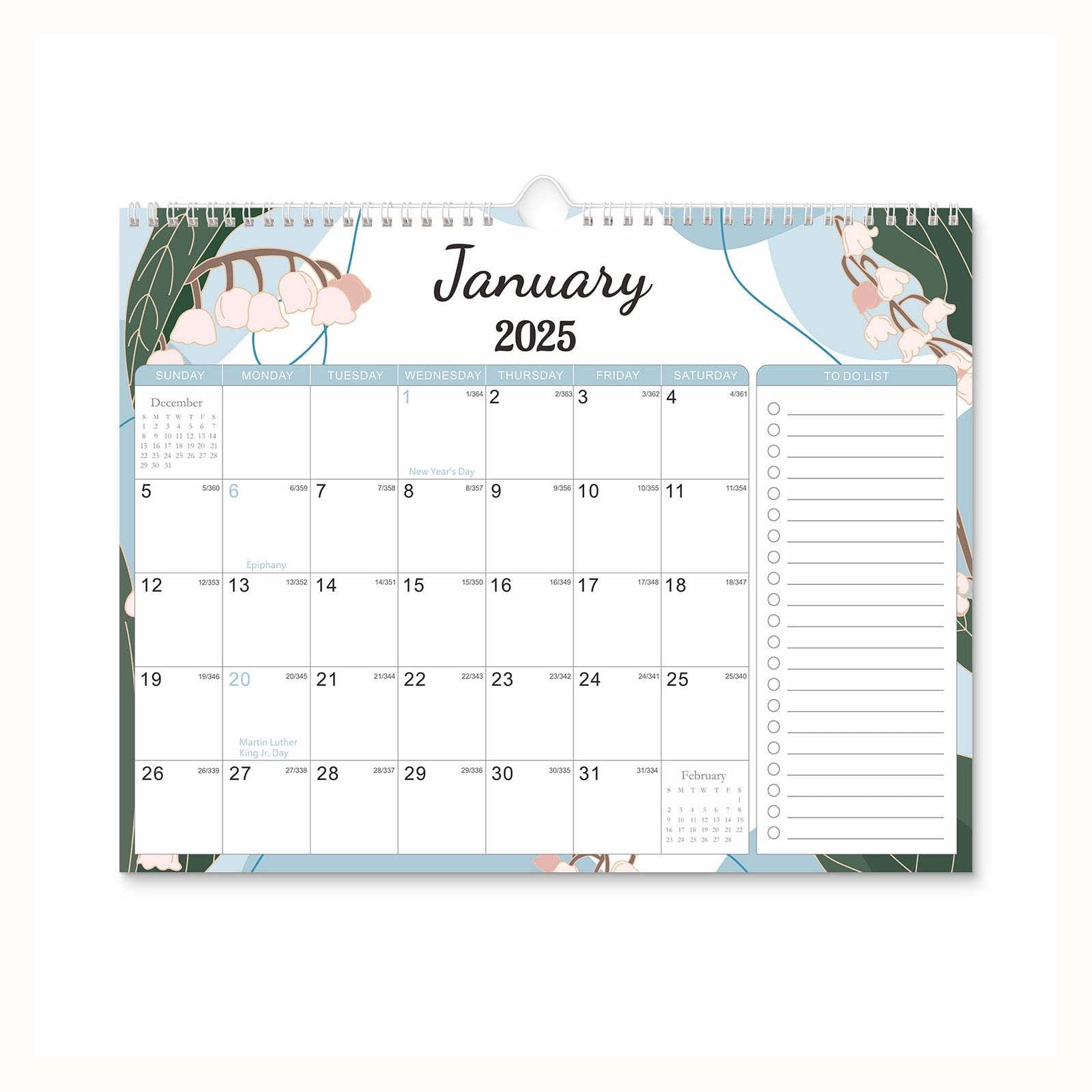 2025-2026 English Countdown Desk Calendar Wind Wall Calendar Schedule ...