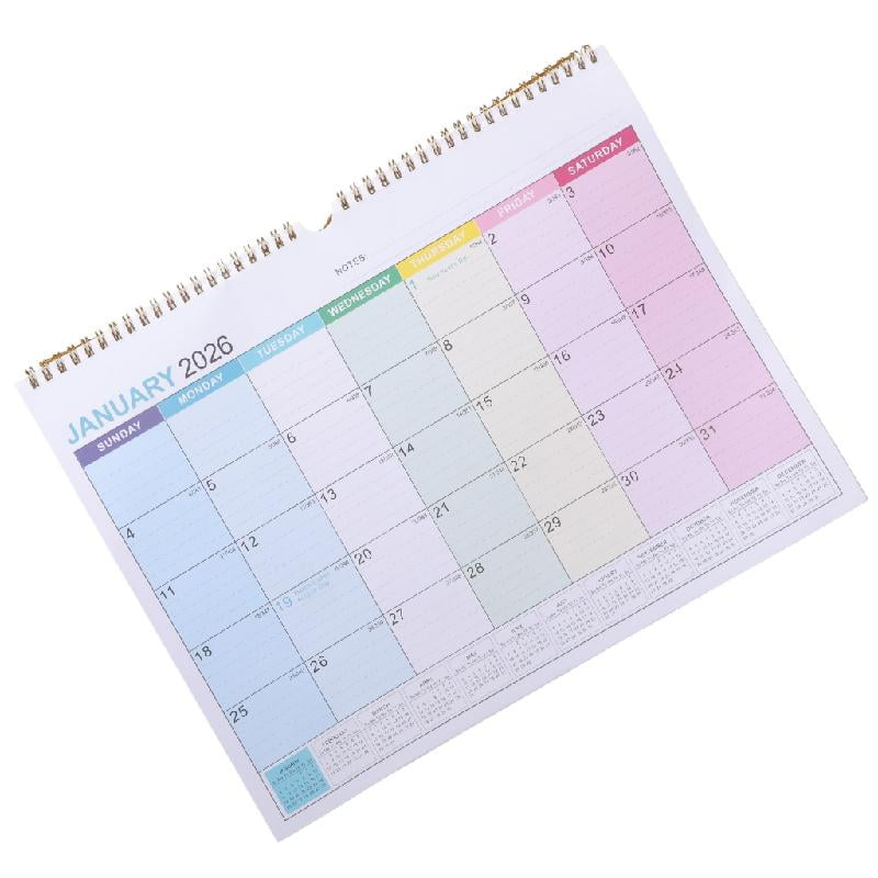 2025-2026 Hanging Calendar Weekly Planner Wall Calendar School Year ...