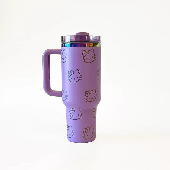 2025 2026 Hello Kitty Cartoon Stainless Steel Cup 40oz Large Capacity ...