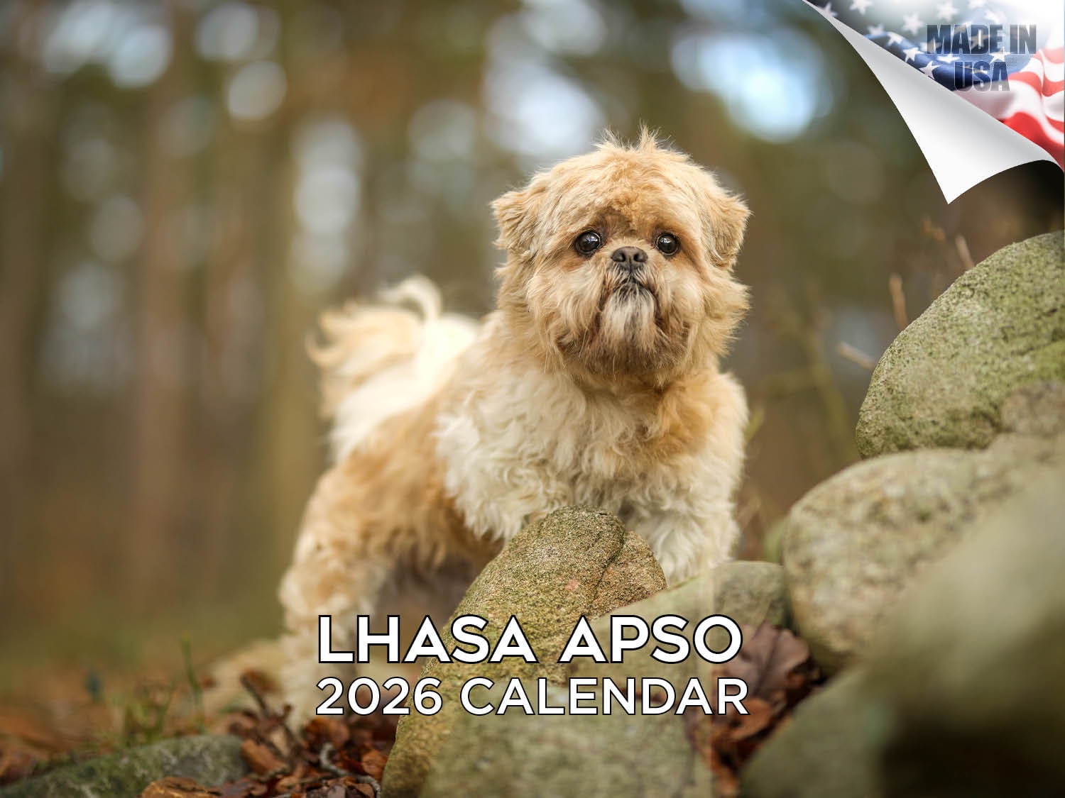 2025 2026 Lhasa Apso Calendar - Dog Breed Monthly Wall Calendar - 12 x ...