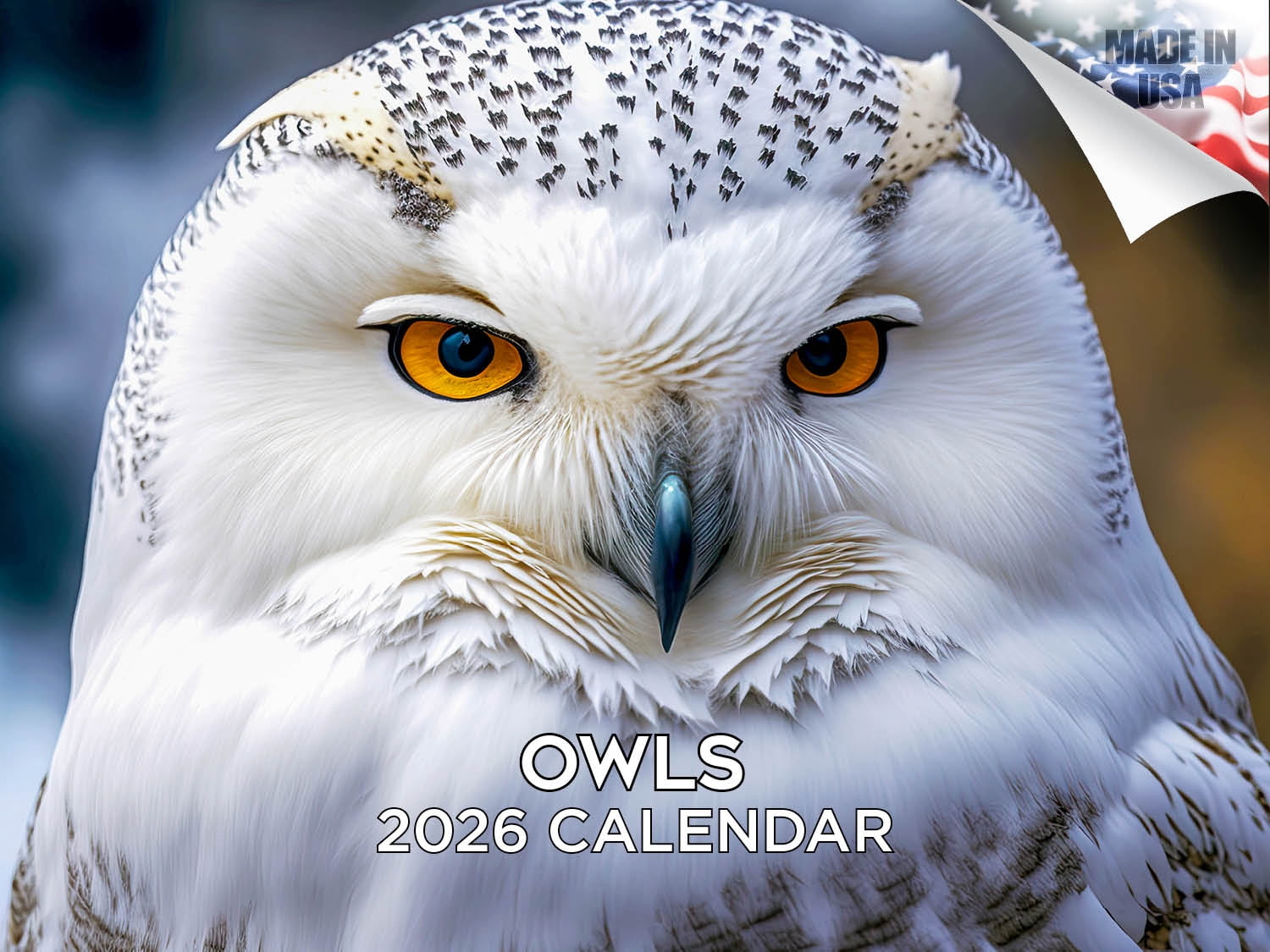 2025 2026 Owls Calendar - Birds Wildlife Monthly Wall Calendar - 12 x ...