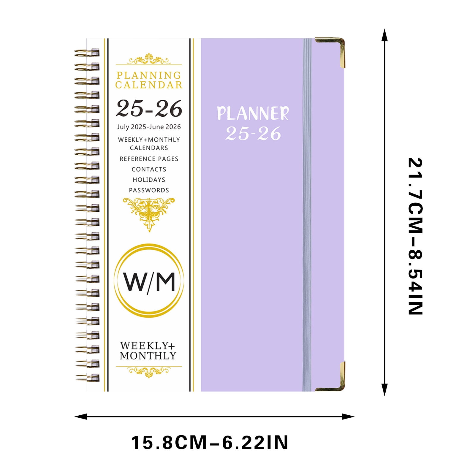 2025-2026 Planner – 2025-2026 Planner Weekly and Monthly, Jul. 2025 - Jun. 2026, 6.2" X 8.5 ...