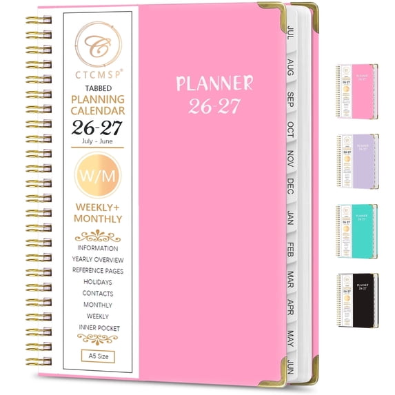 2026-2027 Planner Academic Planner Calendar Notebook(Jul.2026-Jun.2027 ...