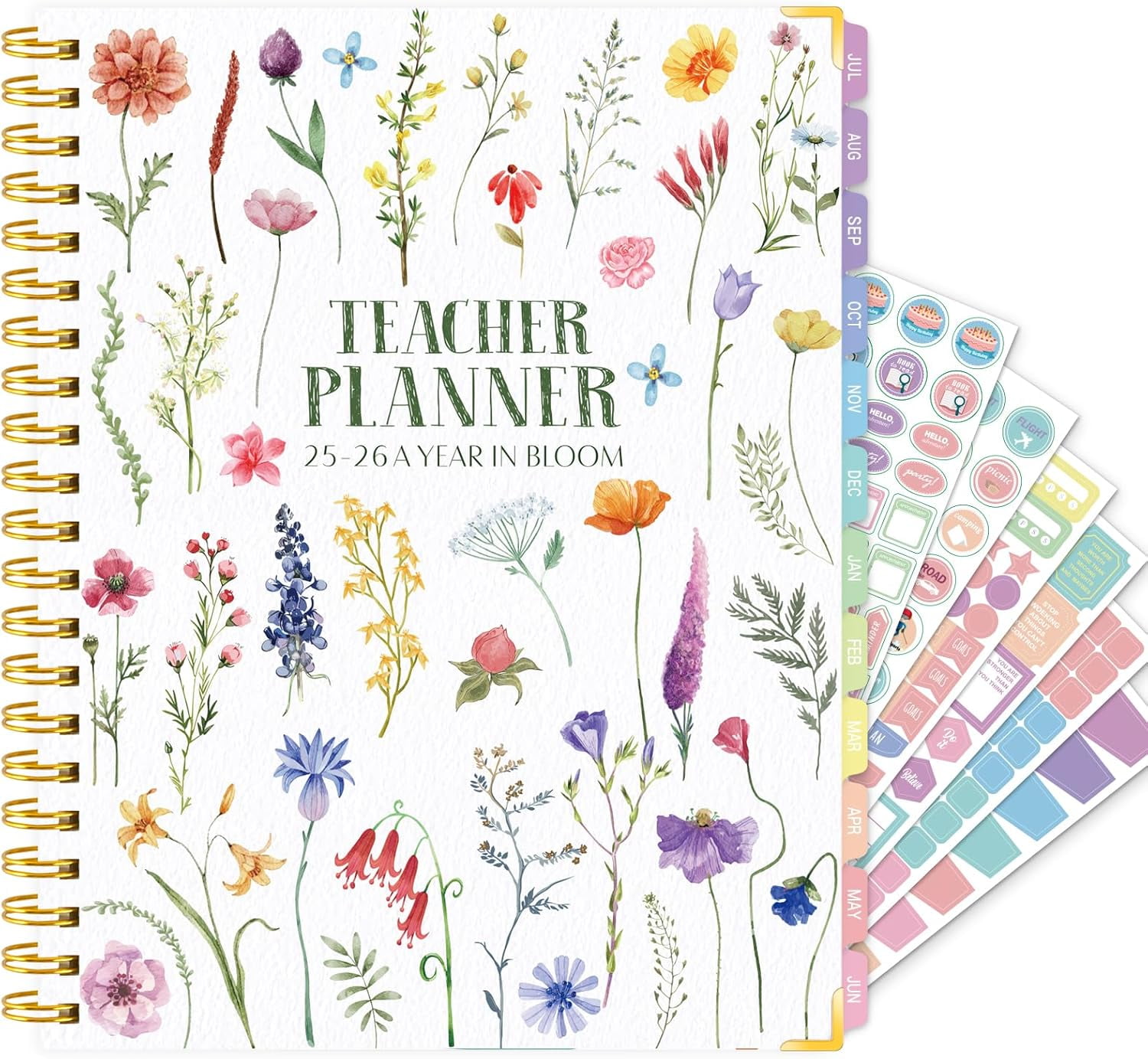 2025-2026 Teacher Planner - Lesson Plan Book for Teachers 25-26, 8.5 ...