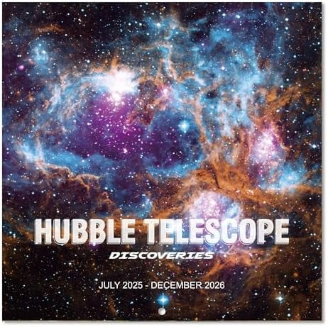 2025-2026 Wall Calendar - Hubble Telescope Wall Calendar 2025-2026, July 2025 - December 2026 ...