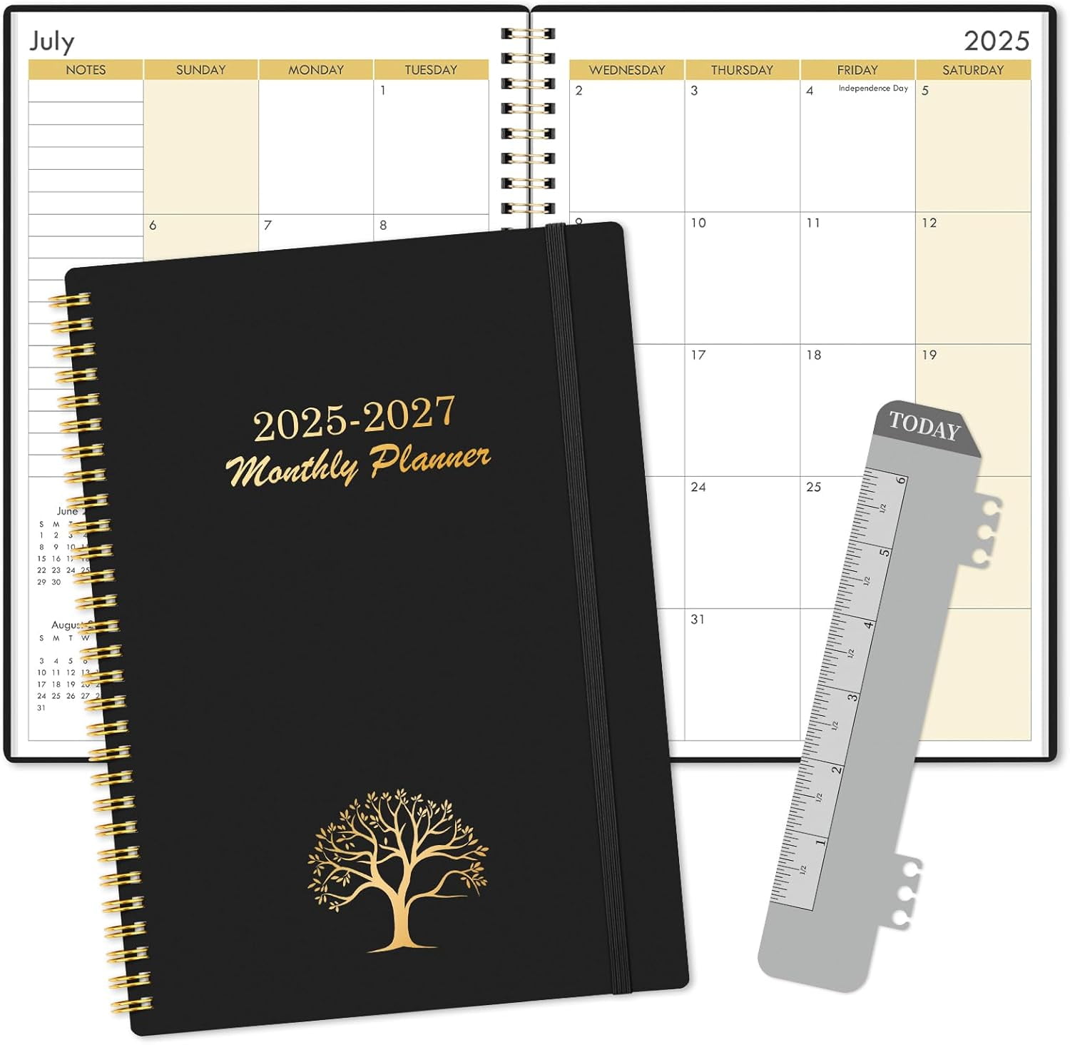 2025-2027 Monthly Planner, 2 Years Monthly Calendar, Jul 2025-Jun 2027 ...