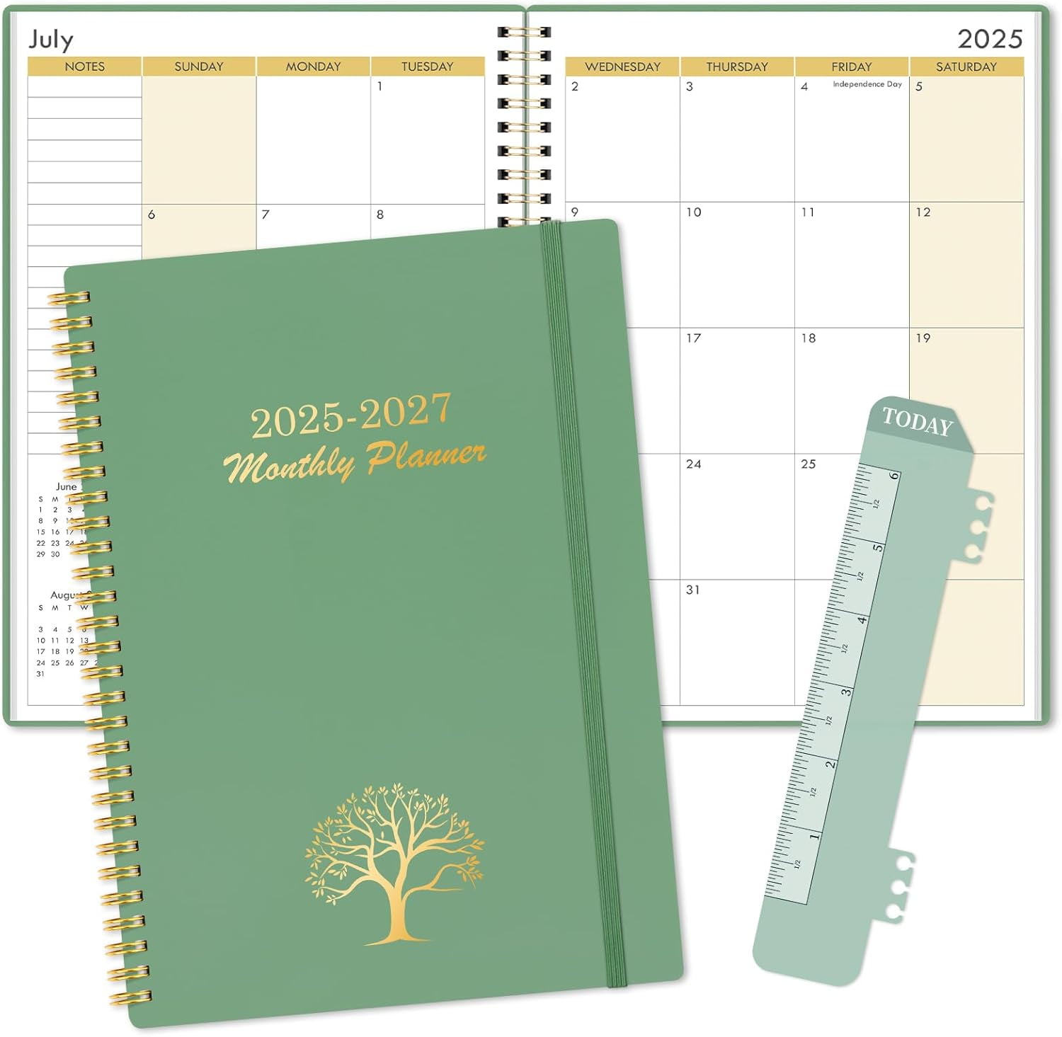 2025-2027 Monthly Planner, 2 Years Monthly Calendar, Jul 2025-Jun 2027 ...