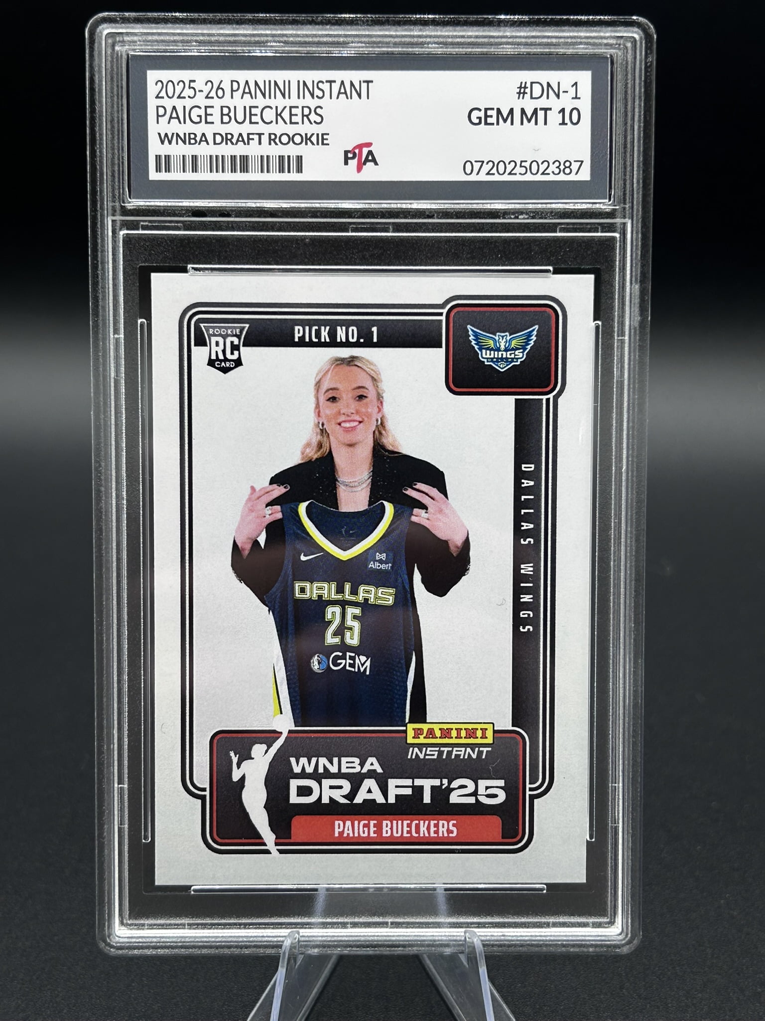 2025-25 Panini Instant WNBA Card DN-1 Paige Bueckers 1st True Rookie ...