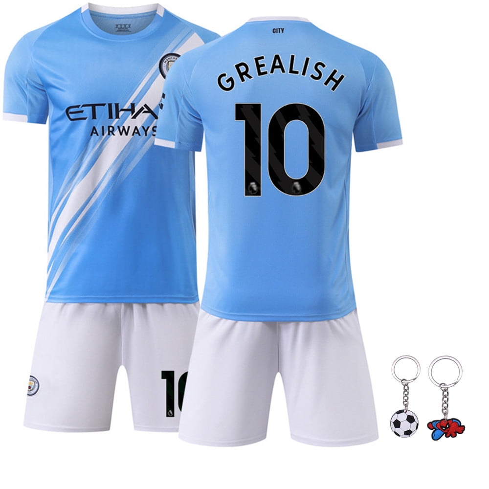 2025-26 Kids Soccer Jersey Set Breathable Polyester Boys Football ...