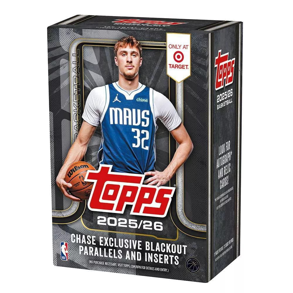 Topps 2025-26 Basketball NBA Flagship Blaster Box Blackout Parallels ...